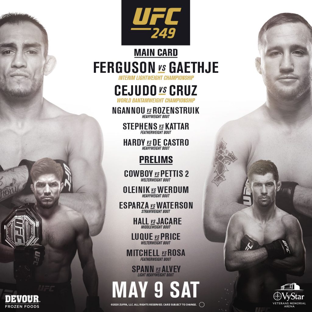 UFC 249: Ferguson vs Gaethje Preview - Sporting Ferret