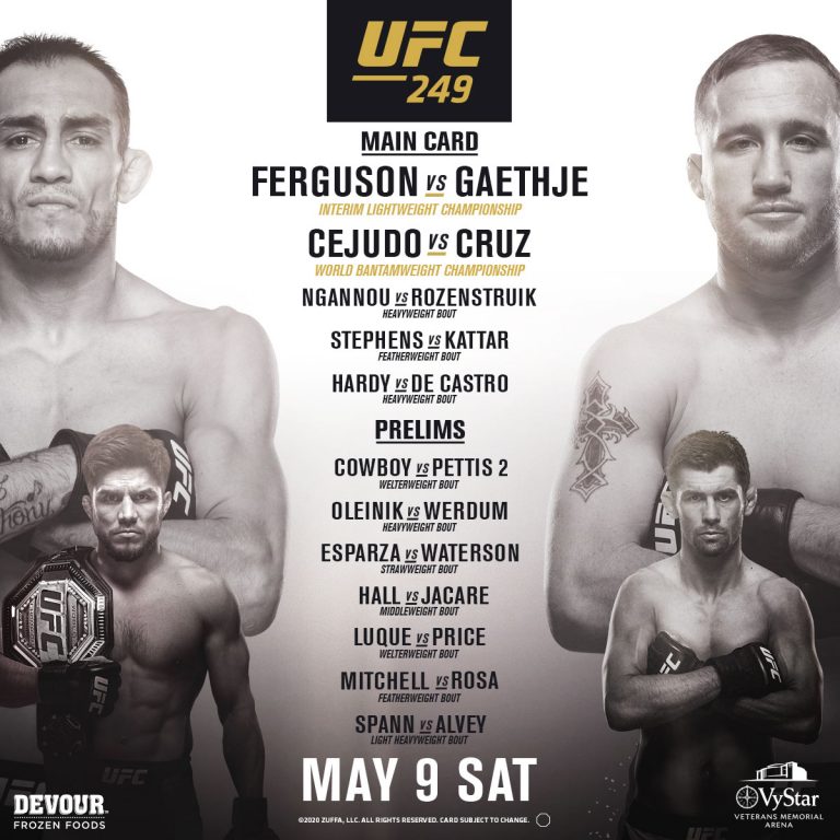 UFC 249: Ferguson vs Gaethje Preview - Sporting Ferret